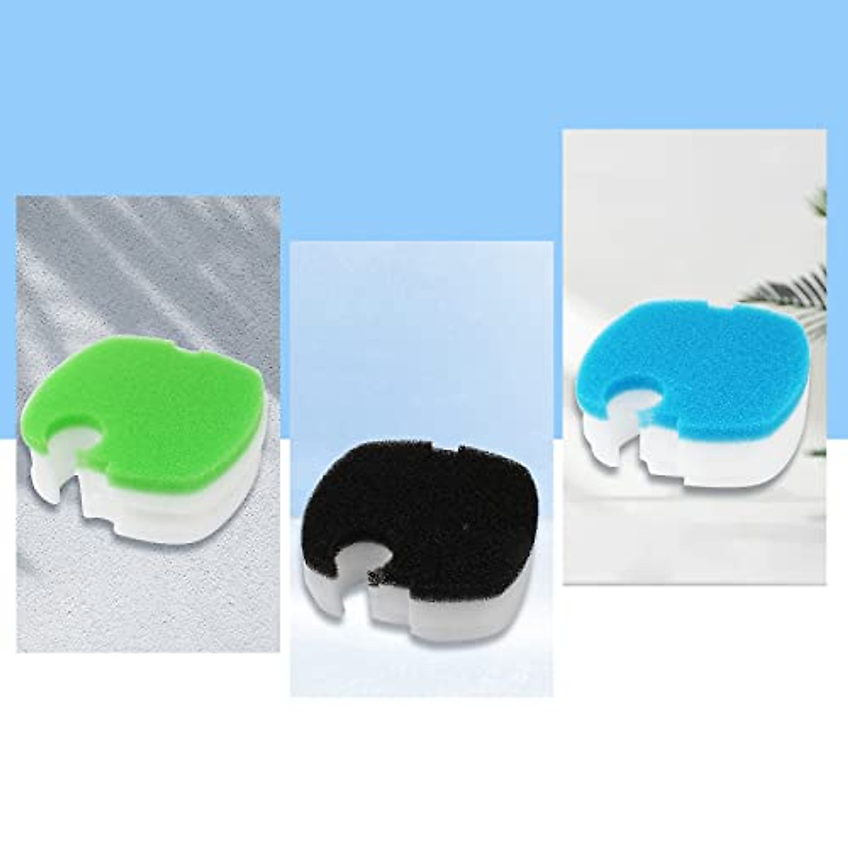 Aillsa Replacement Canister Filter Pads Compatible with SUNSUN HW-304B/404B/704B/3000 CF500 Generic Filter Floss fits Aquarium Filter Media Canister Filter