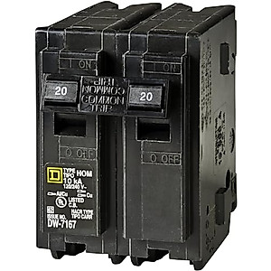 Square D - HOM220CP Homeline 20 Amp Two-Pole Circuit Breaker