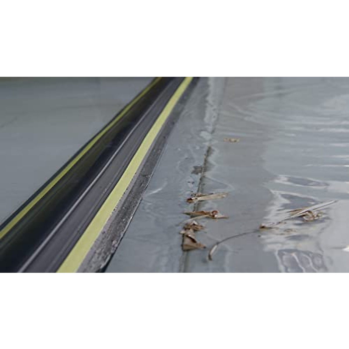 2" High Garage Door Flood Barrier Threshold Kit ‘GARADAM’ (10'3") | Flexible PVC | Complete Kit Includes 2 Adhesives | GaraDry