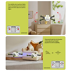 SYMA Foldable Mini Drone for Kids Adults，Portable Pocket Nano Quadcopter with Altitude Hold 3D Flips and Headless Mode Easy to Fly UFO Flying Indoor RC Toys for Beginners