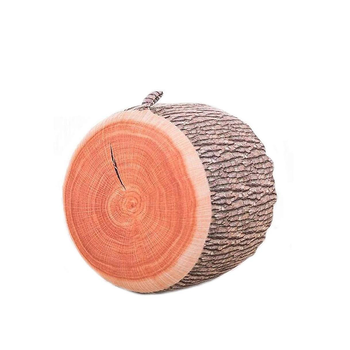 seemehappy Portable Plush Fruit Inflatable Chairs Seat Folding Stool for Adults, Teens and Kids, Perfect for Indoor and Outdoor Use with Inflator,Tree Stump