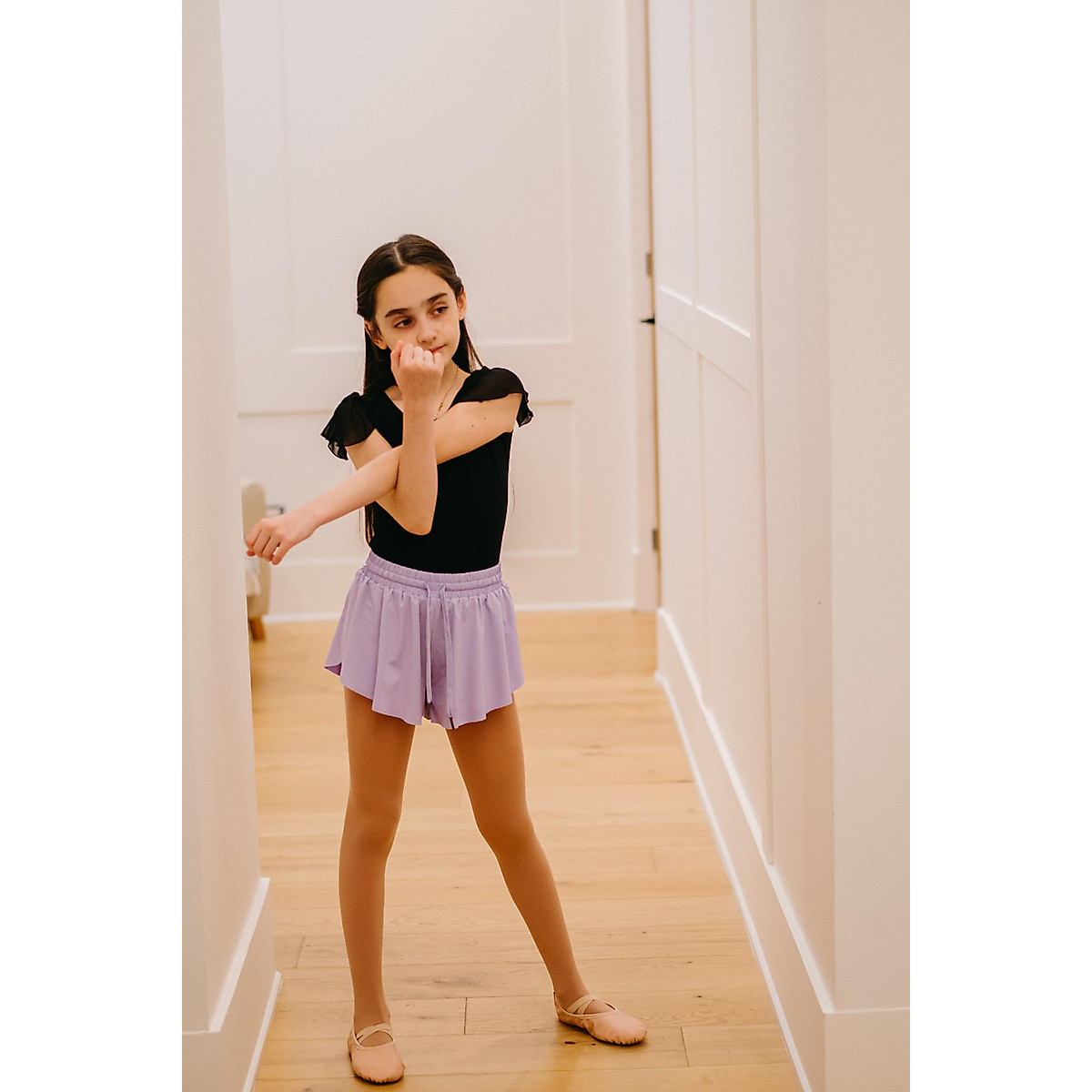 Stelle Girls Women Ballet Dance Convertible Tights Ultra Soft Pro Transition Tights (Tan, 6-8years)