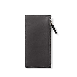Leatherology Scarlet Devon Slim Zip Card Case