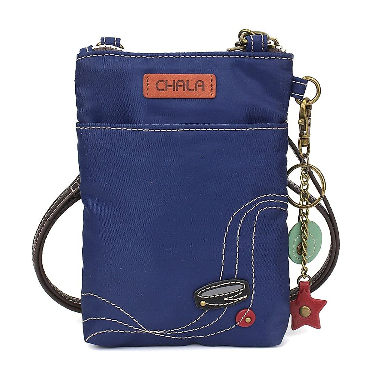 Chala Group Handbags Hockey Venture Cellphone Crossbody Handbag RFID Protected Navy