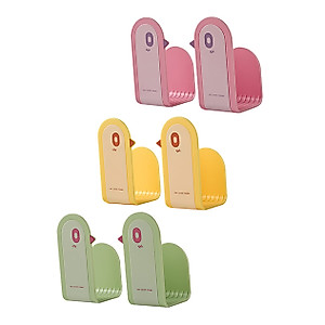 Cabilock 3 Pairs Nailless Pot Lid Holder Wall Pot Lid Organizer Cabinet Pans Organizer Rack Dish Drying Rack Pan Lid Shelves Brackets Cutting Board Organizer Abs Chopping Board Cover Frame