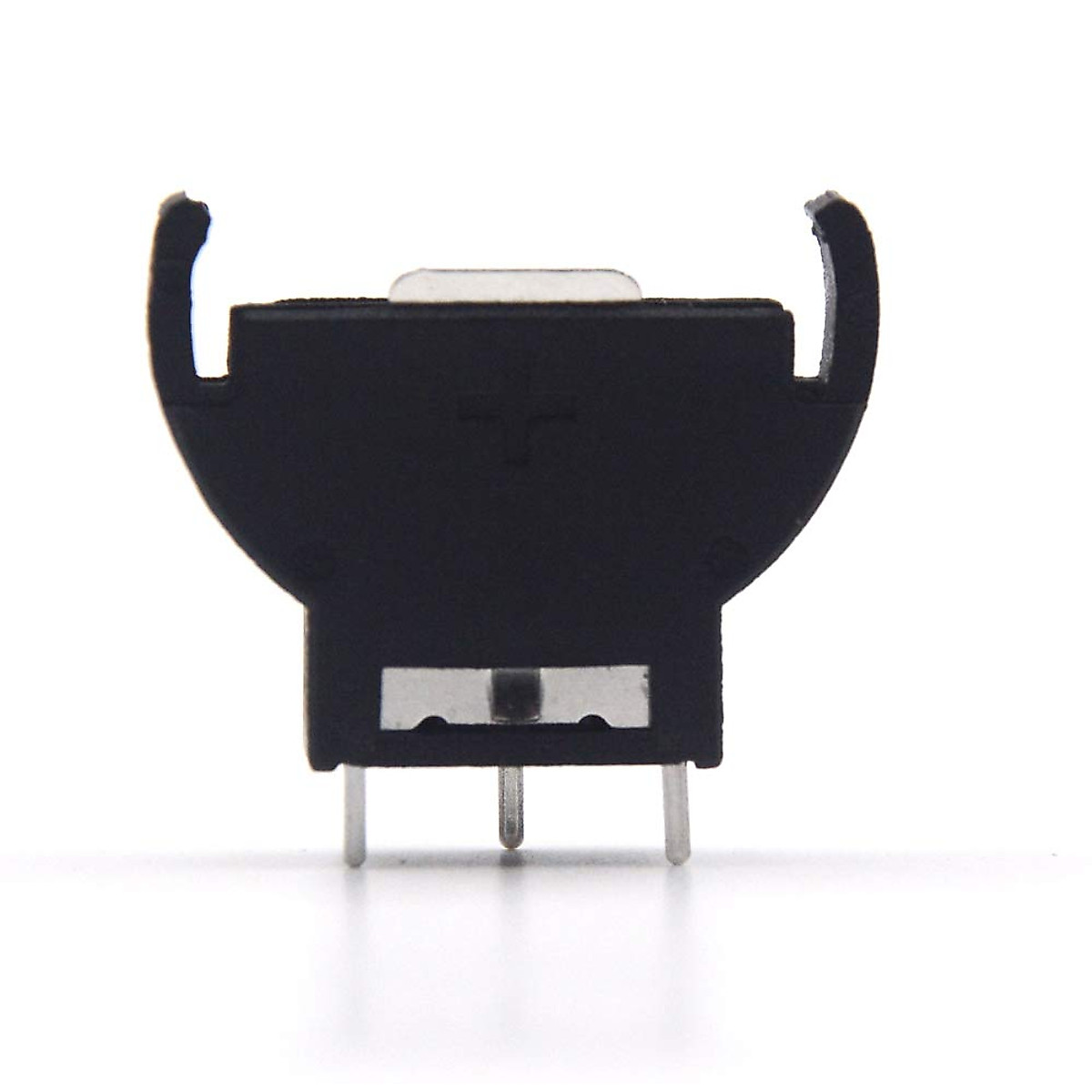 LampVPath (Pack of 25 CR2032 Battery Holder, Coin Cell Button Socket Holder Case, CR2032 Coin Cell Button Battery Holder with 3 Pin Solder Mounting Lead