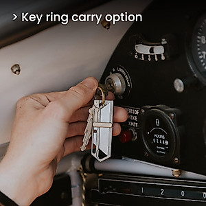 Aerocrafted Sideslip Utility Knife, EDC Everyday Carry, Razor Blade, Made in the USA (Titanium/Bronze, Right-handed)