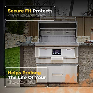 Coyote Grill Cover, Compatible with Coyote 36” Pellet Grills - CCVR36P-BI