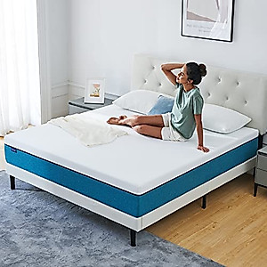 IYEE NATURE Twin Size Mattress 8 inch Memory Foam Mattress/CertiPUR-US Certified Foam Bed Mattress in a Box Medium Firm Foam Mattresses Twin Mattress 8 Inch39*75"*8"