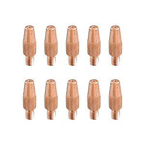 10-pk Contact Tip 186-406 .035" for Miller Spool Gun Parts Spoolmate 186406 by Smart Weld