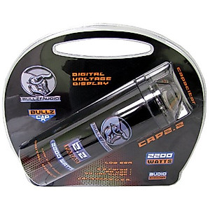 BULLZ AUDIO 2200 Watt 12 Volt BCAP Digital Car Power 2.2 Farad Capacitor