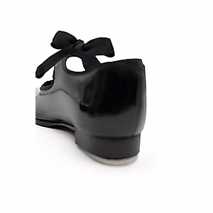 Capezio girls Jr. Tyette Tap Shoe, Black Patent, 1 M US Little Kid