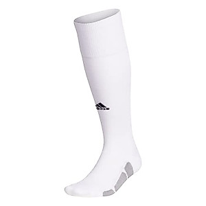 adidas Utility All Sport Over The Calf (OTC) Socks (1-Pair), White/Light Onix Grey/Black, Medium