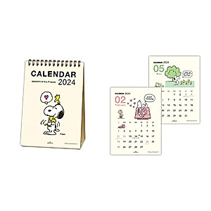 Hallmark 824-389 Japan Hallmark Snoopy 2024 Calendar Desktop Vertical