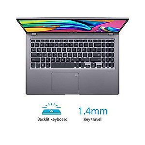 ASUS VivoBook 15 F515 Thin and Light Laptop, 15.6” FHD Display, Intel Core i3-1005G1 Processor, 4GB DDR4 RAM, 128GB PCIe SSD, Fingerprint Reader, Windows 10 Home in S Mode, Slate Grey, F515JA-AH31