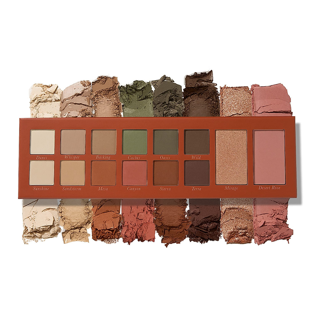 LAURA GELLER NEW YORK Laura's Essentials Timeless Terracotta Eye & Face Makeup Palette, Matte & Shimmer Eyeshadows with Blush and Highlighter Duo