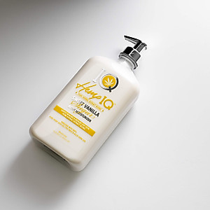 HEMP IQ Sweet Vanilla Sugar Body Moisturizer | 100% Pure Hemp Seed Oil | Ultra-Hydrating Daily Moisturizer 18.25 oz.