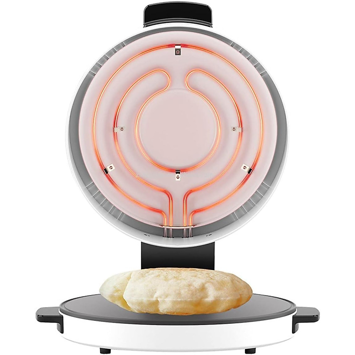 Electric Pizza Maker, 1800W Indoor Portable Pizza Oven, 12 Inch / 30cm Non-Stick Cooking Plate, Power Ready And Indicator Lights, Energy Efficient, for Crepe Pancake Omelette Nachos