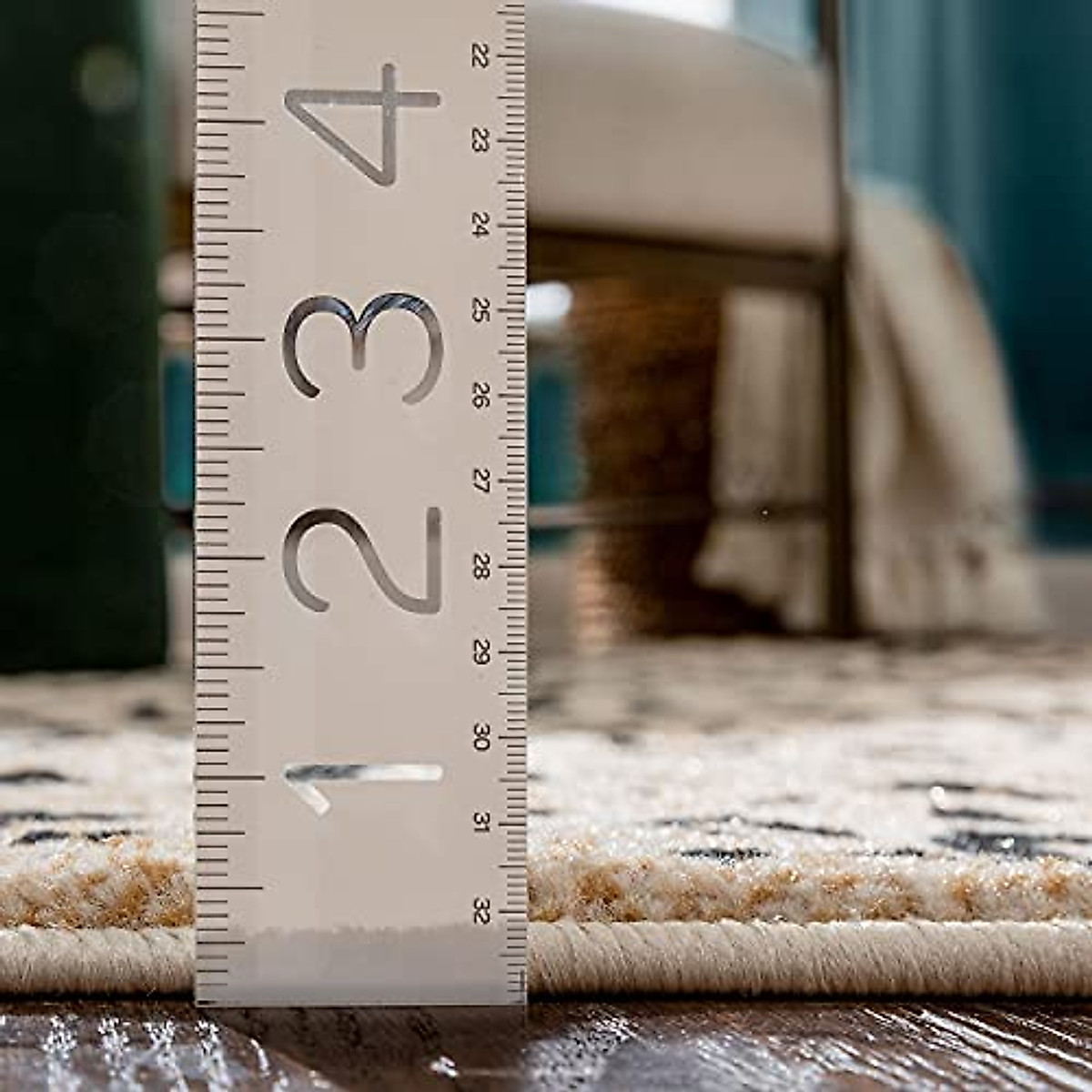 Well Woven Dulcet Leopard Black Ivory Animal Print Area Rug 2' x 7'3" Runner