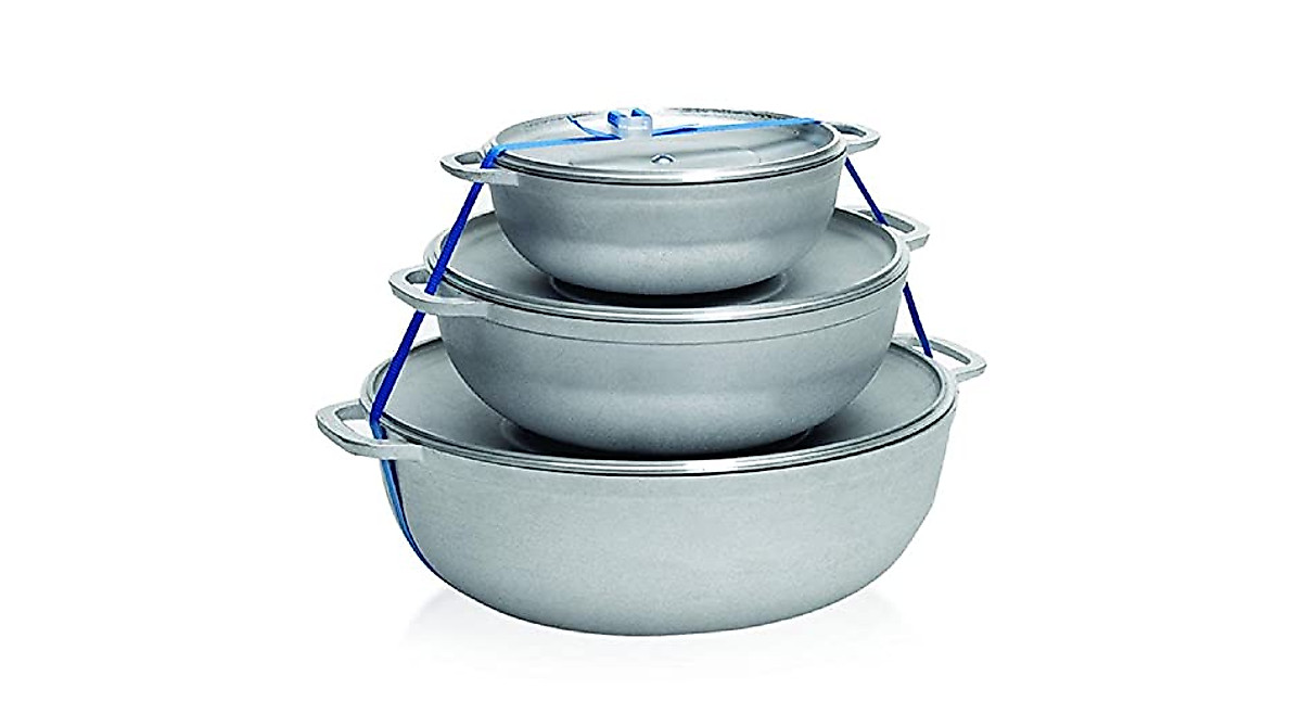 Traditional Colombian Caldero Set - 3-Piece Cookware