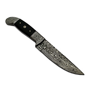 PAL 2000 KNIVES BOW-6015 Handmade Damascus Steel Knife with Sheath
