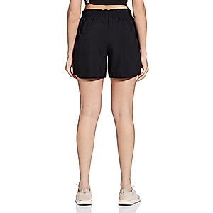 New Balance womens Accelerate 5 Inch Shorts, Black, Medium US