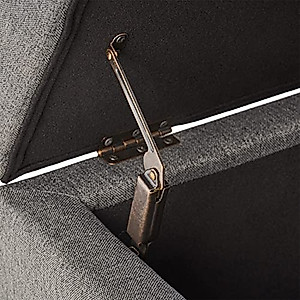 Christopher Knight Home Obert Ottoman, Dark Gray