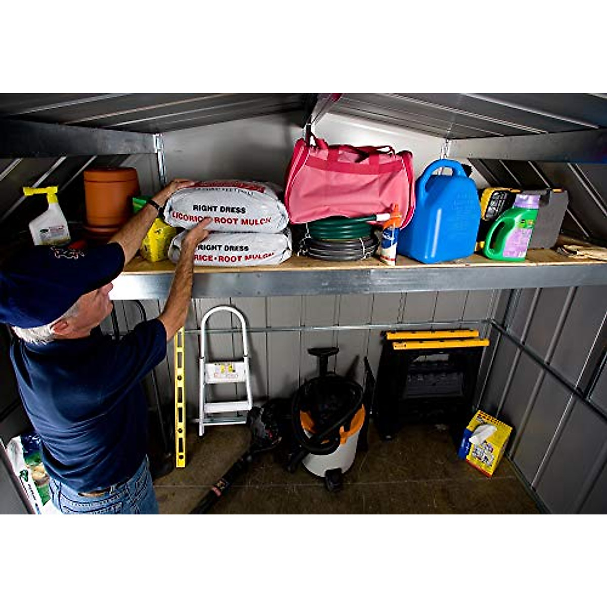 Arrow Shed AT101 Shed, Attic, and Workbench Organization Shelf Frame Kit, Multi