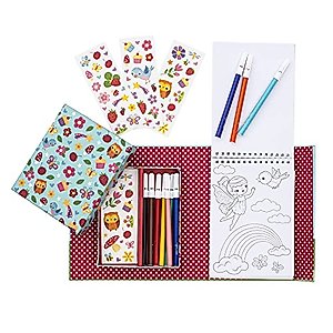 Tiger Tribe Forest Fairies Colouring Set Blue