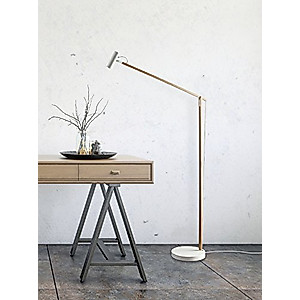 ADS360 AD9101-22 Crane LED Floor Lamp,Brushed Steel