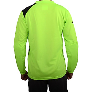 Vizari Arroyo Youth Soccer Goalkeeper Jersey for Youths | Shock Absorbing Long Sleeve Goalie Jersey (US, Alpha, Large, Regular, Green/Black)