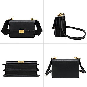 Scarleton Crossbody Bags for Women, Purses for Women, Lightweight Shoulder Bag, Casual Crossbody Bag, H207801 - Black