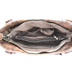 Western Style Tooled Leather Buckle Concealed Carry Purse Country Handbag Women Shoulder Bag Wallet Set (Beige Set)