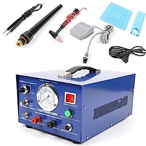 CNCEST Adjustable Pulse Welding Machine,High Power Argon Pulse Jewelry Spot Welder,Portable Spot Welders Soldering Welding Station for for Gold Silver Platinum Palladiu