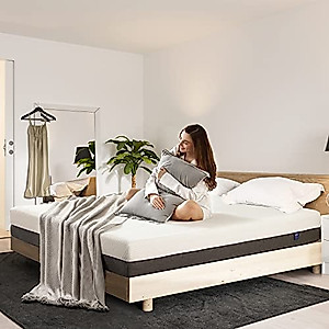 BSHOMGI King Mattress 10 Inch Gel Memory Foam Mattresses for Cool Sleep Pressure Relief, Gel Multi Layered King Size Memory Foam Bed Mattress in a Box (King)