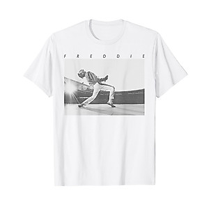 Freddie Mercury Official Howl Stage Icon B&W Photo T-Shirt