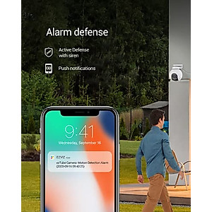 EZVIZ Security Camera Outdoor, 1080P Pan/Tilt/Zoom WiFi Camera, 8× Mixed Zoom and AI-Powered Person Detection Security Cam, IP65 Waterproof, Support MicroSD Card up to 512GB | C8PF