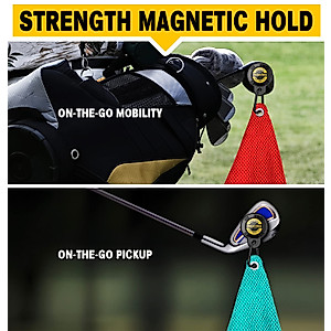 SisterAling Putter Ball Retriever Magnetic Clip for Golf Towel