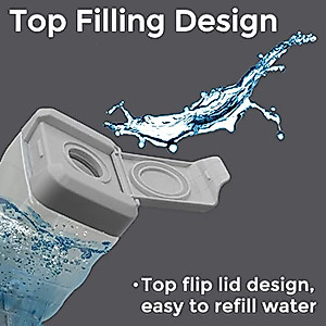 Vannon Top Fill Small Animal Water Bottles for Crate No Drip BPA Free Water Dispenser for Rabbit, Chinchilla, Ferret, Guinea Pigs, Squirrel, Hedgehog