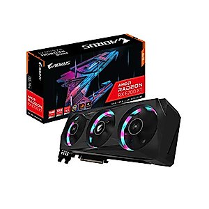 Gigabyte AORUS Radeon RX 6700 XT Elite 12G Graphics Card, WINDFORCE 3X Cooling System, 12GB 192-bit GDDR6, GV-R67XTAORUS E-12GD Video Card