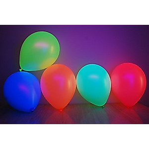 DIRECTGLOW LLC Neon 24oz Blacklight Reactive Bowls + Blacklight Balloons   (8, Neon Assorted)