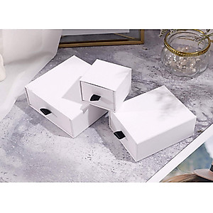 Hemoton Paper Jewelry Boxes 5pcs Box Jewelry Box Jewelry Box Cardboard Necklace White Pillowcase Boxes