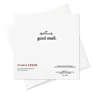 Hallmark Studio Ink Baby Congratulations Card (Made a Human)