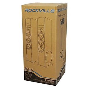 Rockville All-in-one Bluetooth Home Theater/Karaoke Machine System w/(2) Mics