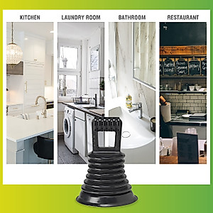 LDR 512 3420-K Mini Bellows Sink and Drain Plunger for Bathrooms, Kitchens, Baths, Compact and Powerful Easy to Store and Hide Perfect for RV's