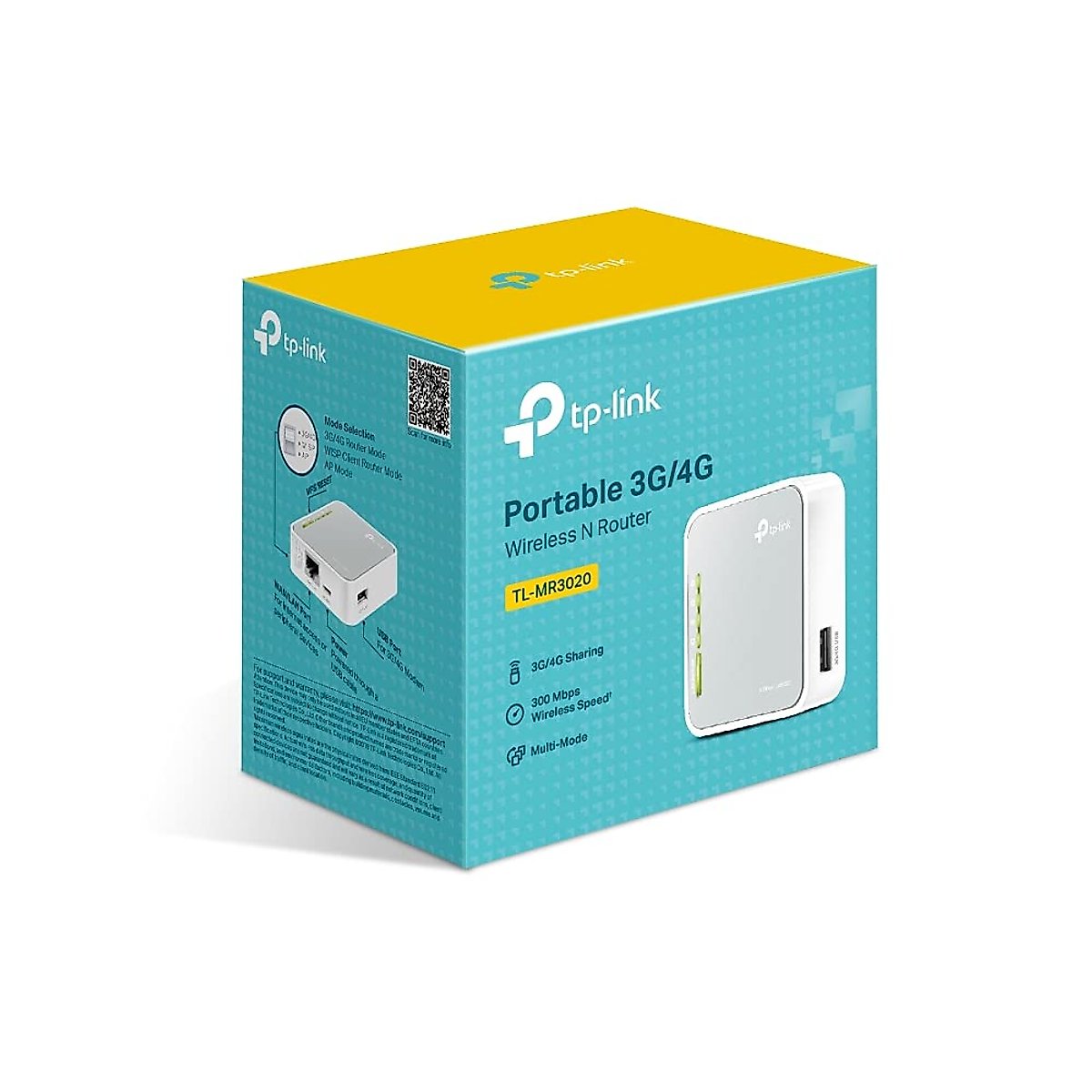 TP-Link N150 Wireless 3G/4G Portable Router with Access Point/WISP/Router Modes (TL-MR3020)