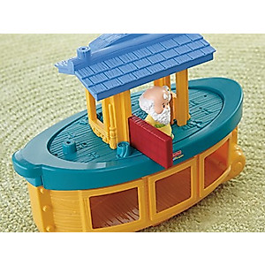 Fisher-Price Little People Noah's Ark playset with 9 figures for toddler and preschool pretend play ages 1 to 5 years