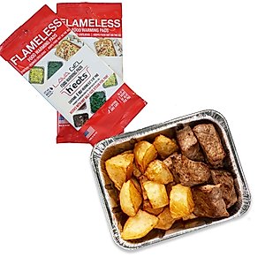 Flameless Food Warming Pads (Pack of 2) - Food Warmers for Parties Buffet Disposable - Party Buffet Servers and Warmers for Half Size Pans - Heating Pads for Chafing Dish- Must-Have Catering Supplies