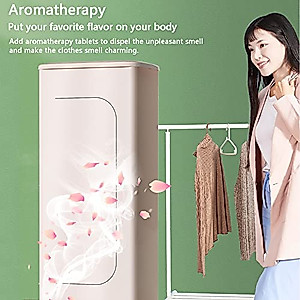 EUPXRHY Electric Heated Clothes Airer with Timer, Foldable Air Dryers Clothes Indoor Heated with Constant Temperature, Portable Heated Clothes Dryer Airer, Capacity 8kg