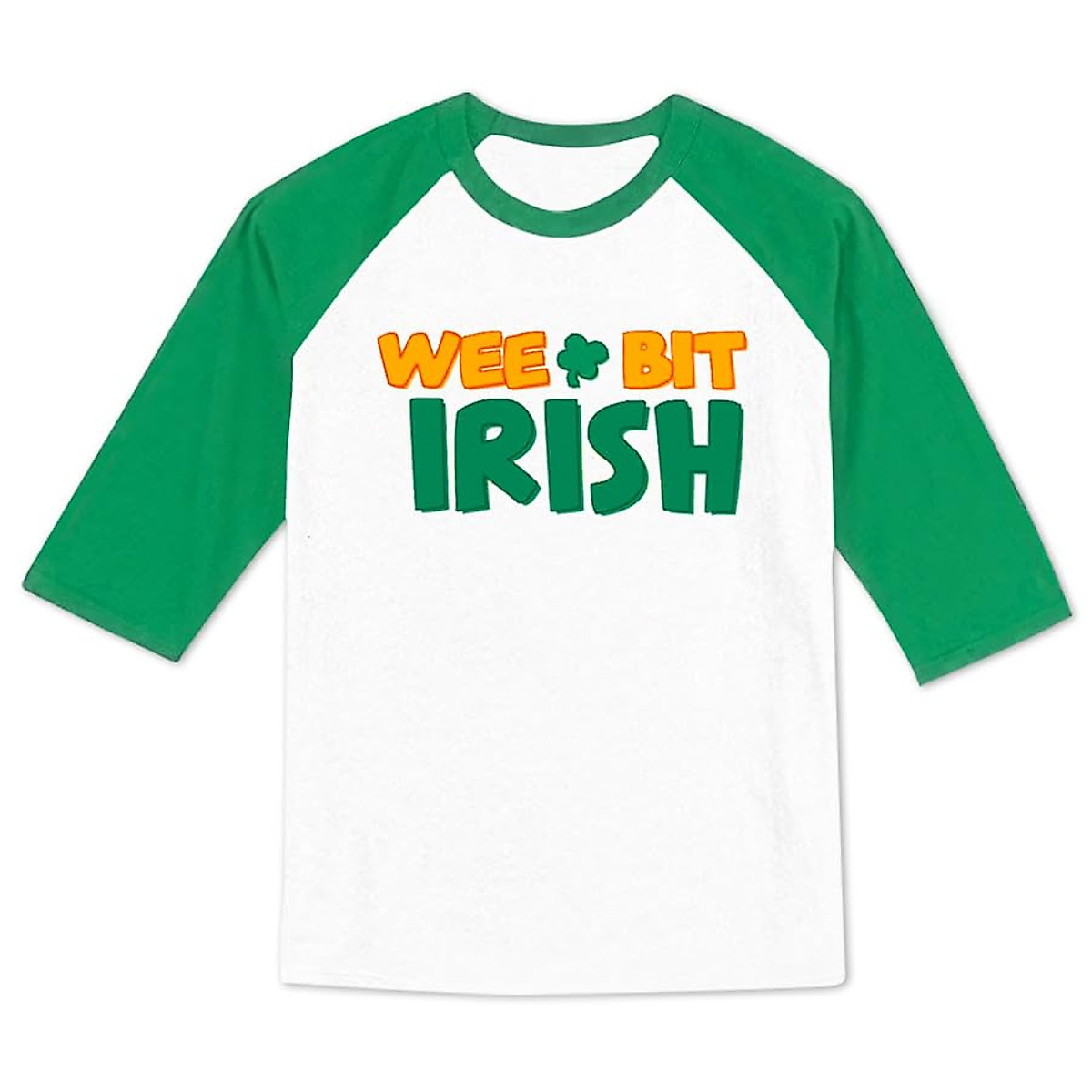 Toddler Boys St. Patrick's Day Funny We Bit Irish Raglan Sleeve Tee Irish Cute Shirt for Toddler Girls 1-2 Years 2XS